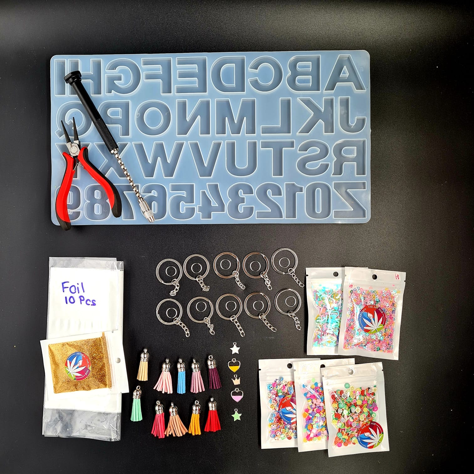 Arteria. DIY Keychains Kit- With Drill Machine