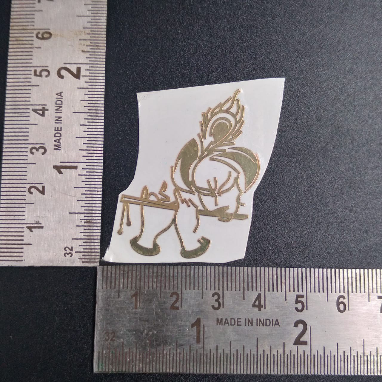 Arteria. Metal sticker Krishna 3