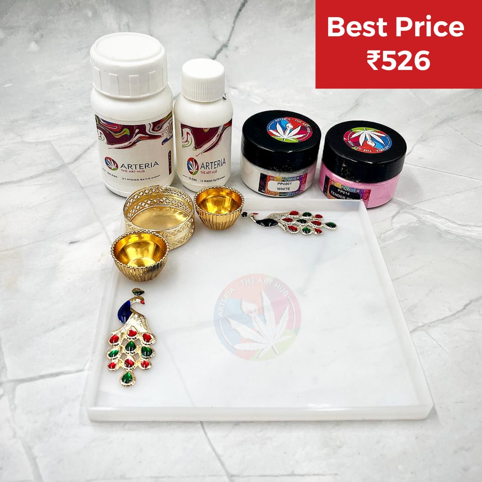 Arteria. 6 inch Square Thali kit