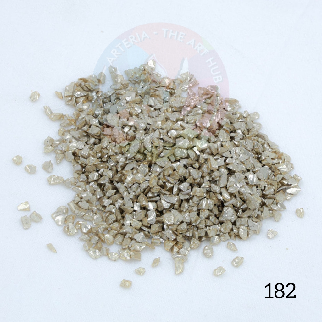 Arteria. Glass Granules Big- Light Gold